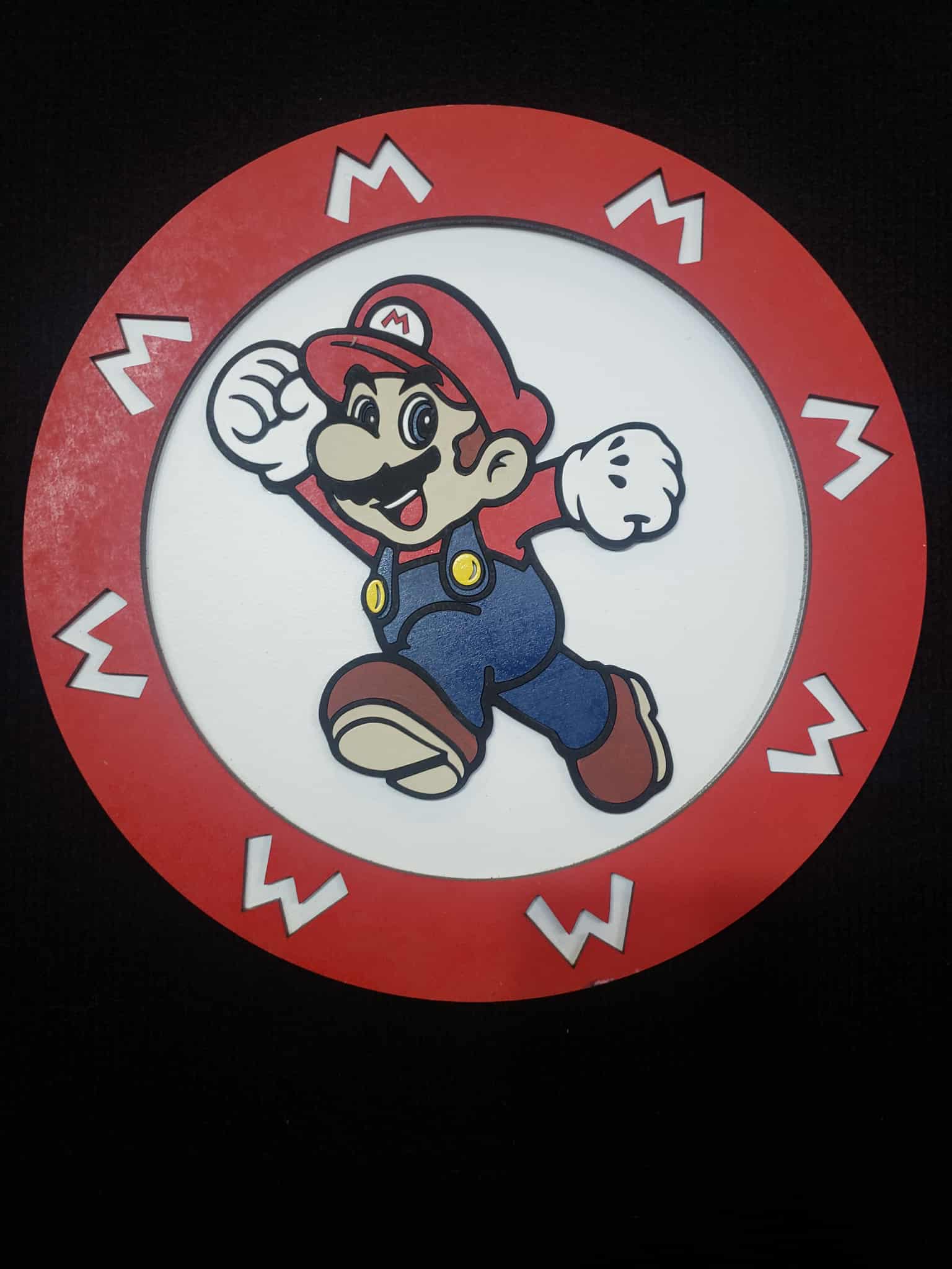 Mario Wooden Sign – Monzies Makings